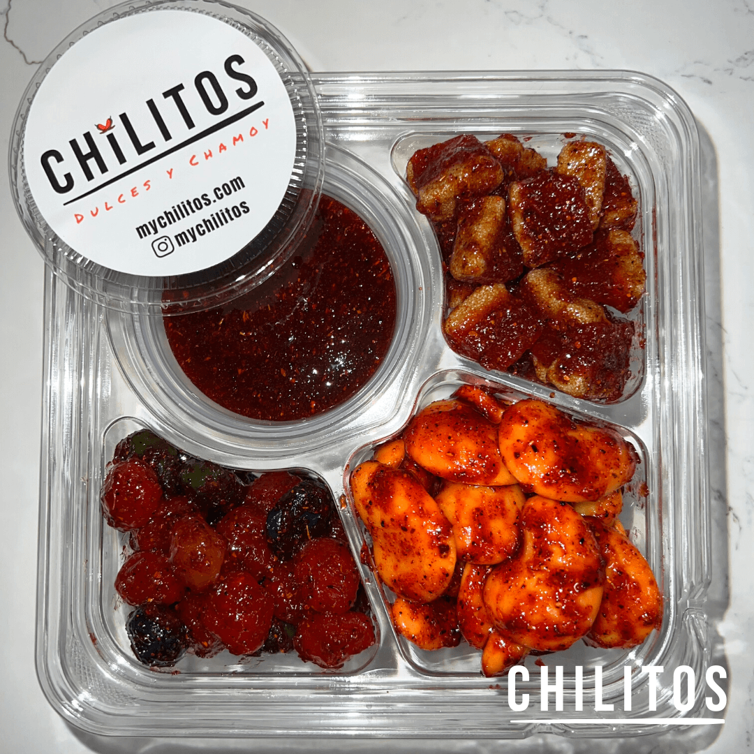 Chili Candy Dipping Platters - Chilitos Dulces y Chamoy