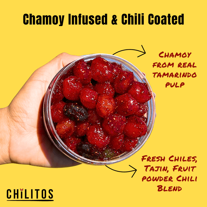 Chamoy Gusher Balls - Sweet, sour & spicy! - Chilitos Dulces y Chamoy