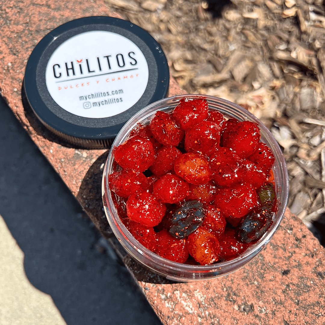 Chamoy Gusher Balls - Sweet, sour & spicy! - Chilitos Dulces y Chamoy